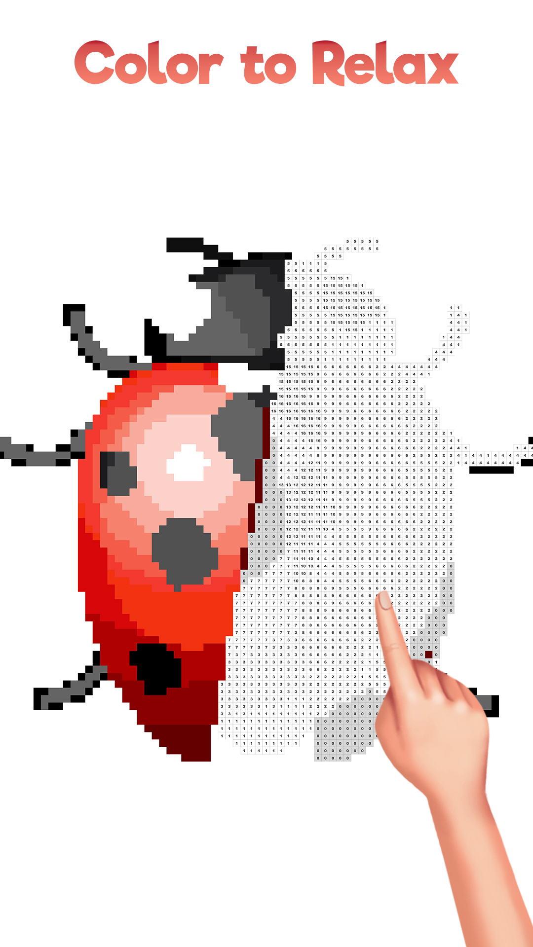 Insects Color By Number - Pixel Art Coloring Book - App on Amazon Appstore