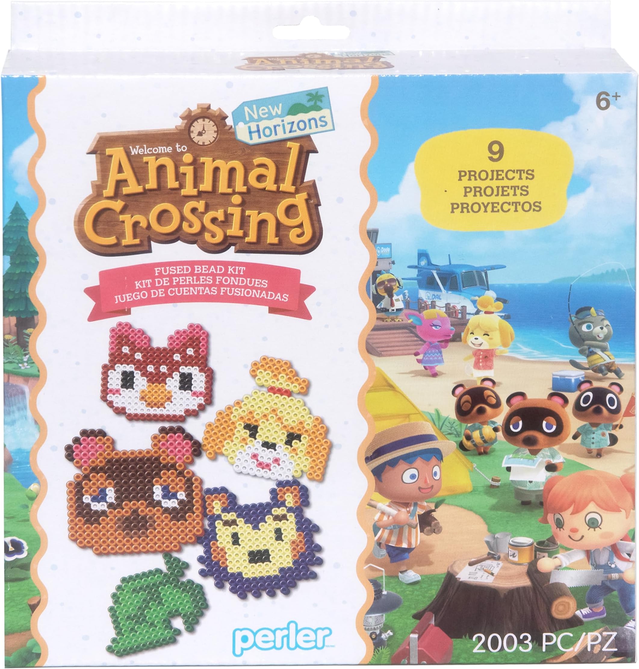 Amazon.com: Perler 80-56967 Nintendo's Animal Crossing Fused Bead ...