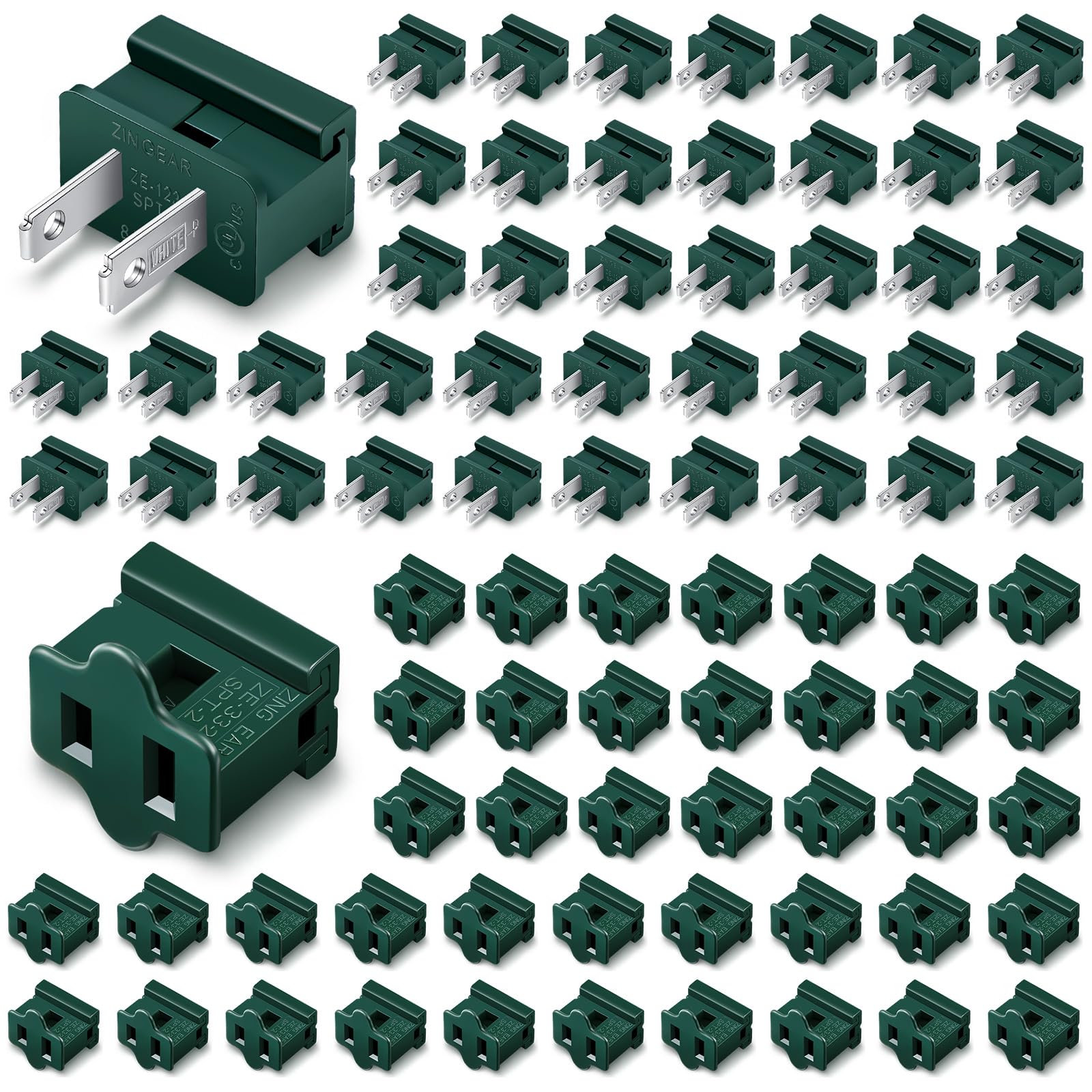 Snapklik.com : Flutesan 100 Pieces Vampire Plugs Female And Male Slip ...