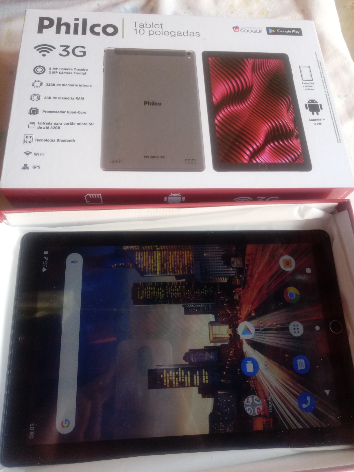 TABLET PTB10RSG 3G Bivolt | Amazon.com.br