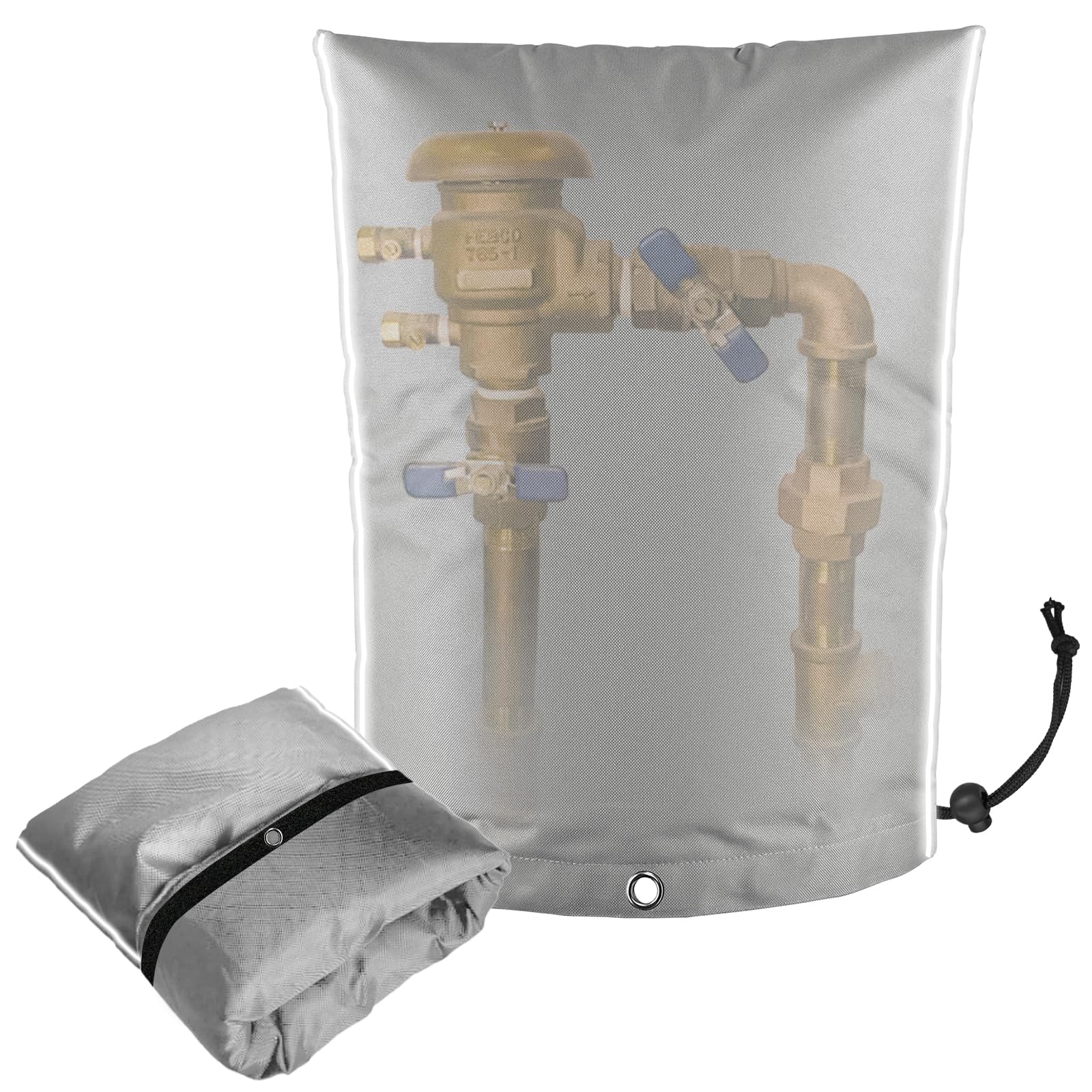 Zenicham Backflow Preventer Insulation Cover, 8 Layers of 900D Material ...
