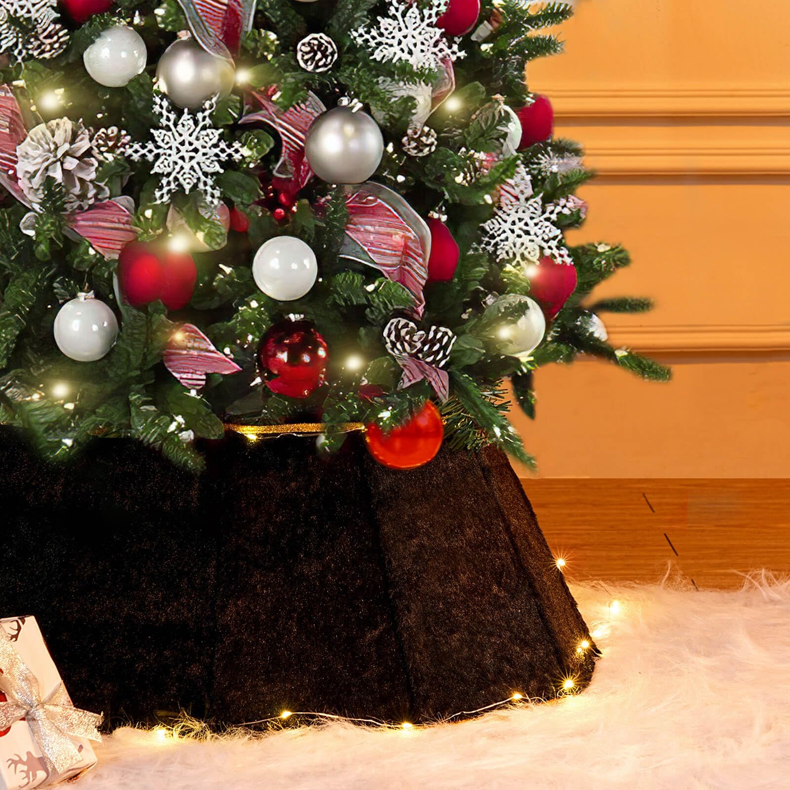 Surprising Black Christmas Tree Collar Images