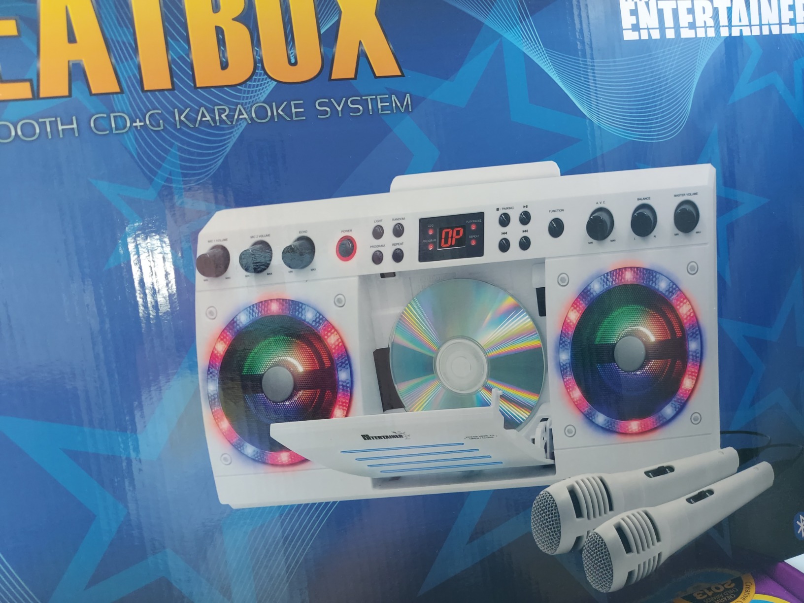 Mr Entertainer Beatbox Karaoke Machine CDG/CD+G. Built in Disco Lights ...
