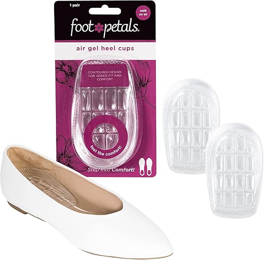 Amazon.com: Foot Petals Heel Cups, Prevent Cracked Heels, Stabilize ...