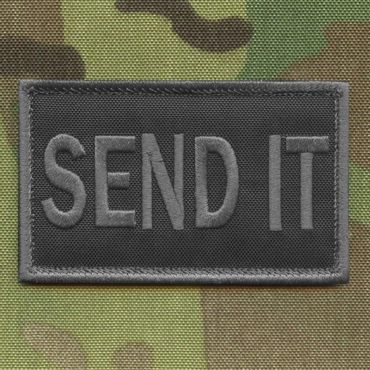 Amazon.com: Blackout Send It 2x3.25 Sniper Morale Tactical Military ...