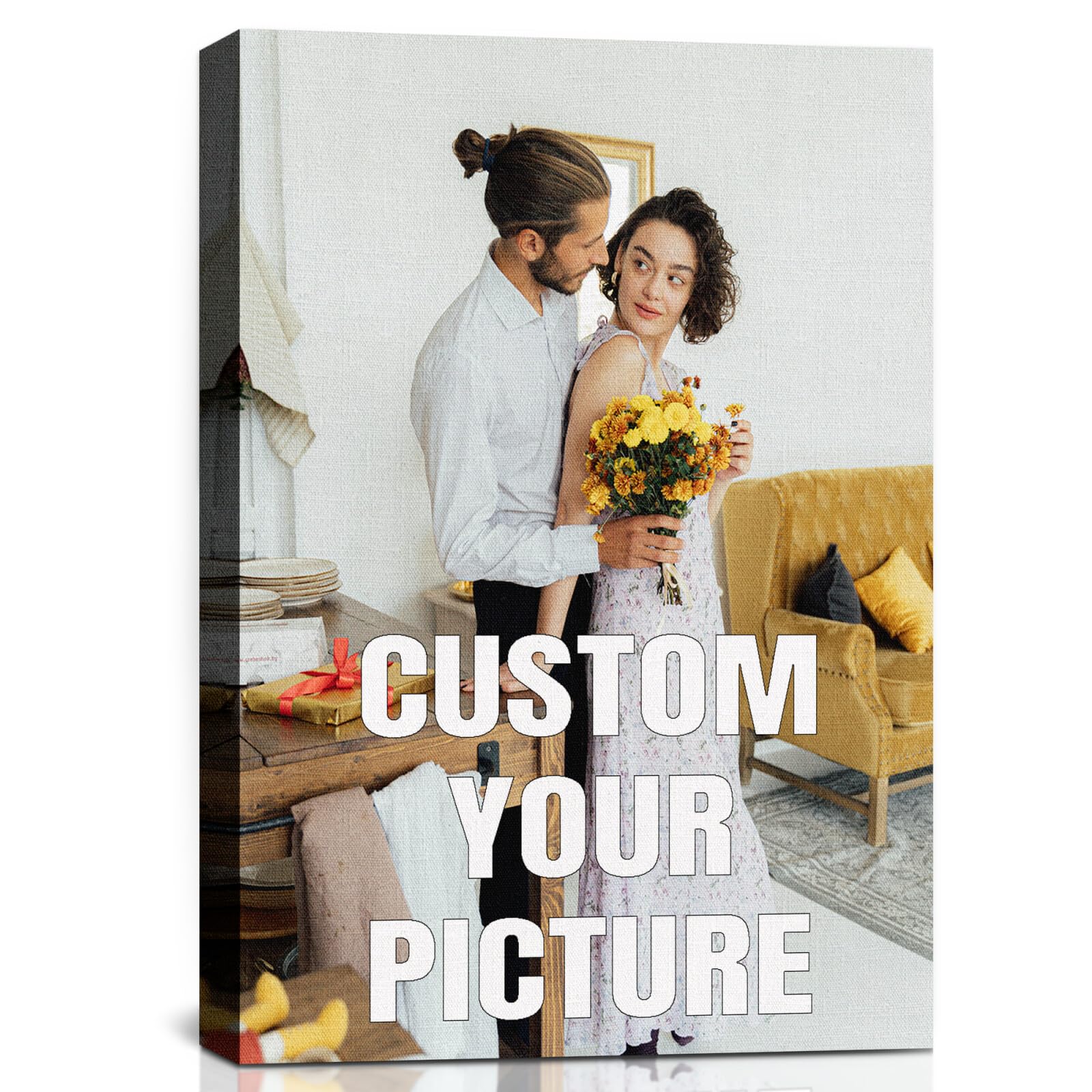 Amazon.com: Custom Canvas Prints with Your Photos, Customized Framed ...