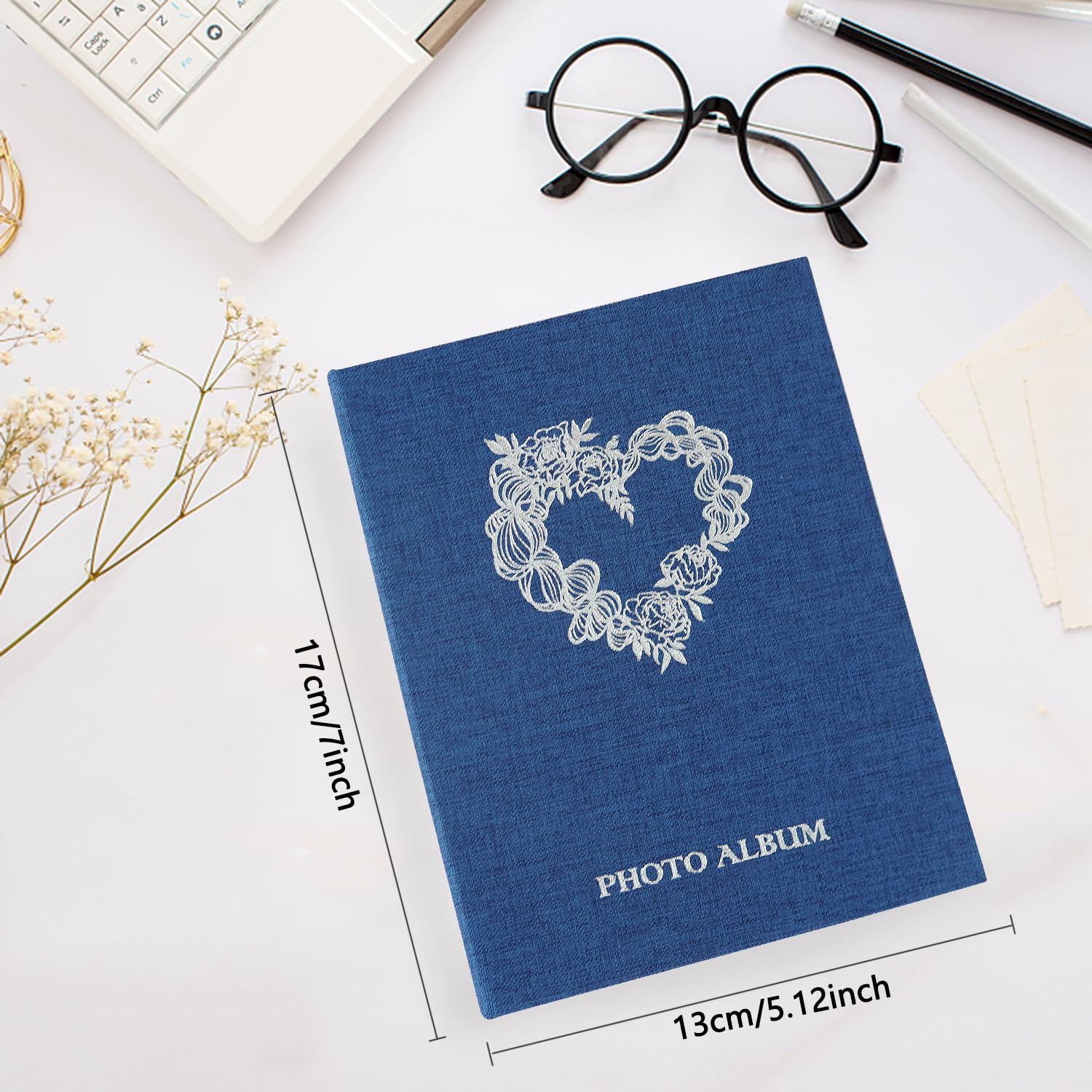 Snapklik.com : Artmag Small Photo Album 4x6 52 Photos 2 Packs,Linen ...