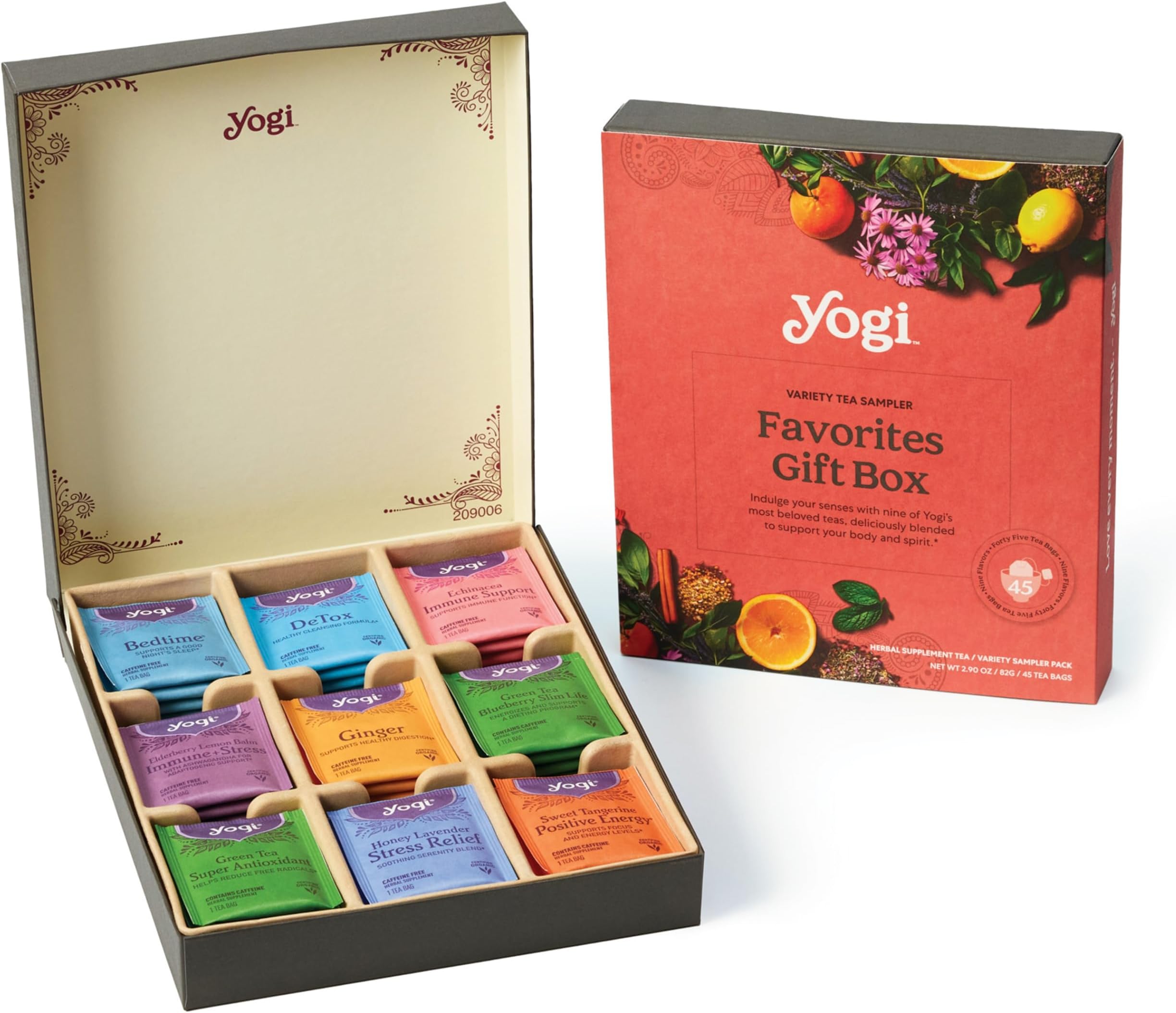 Amazon.com : Exotic Teas of The World Gift Set, 80 Tea Bags, 8 ...