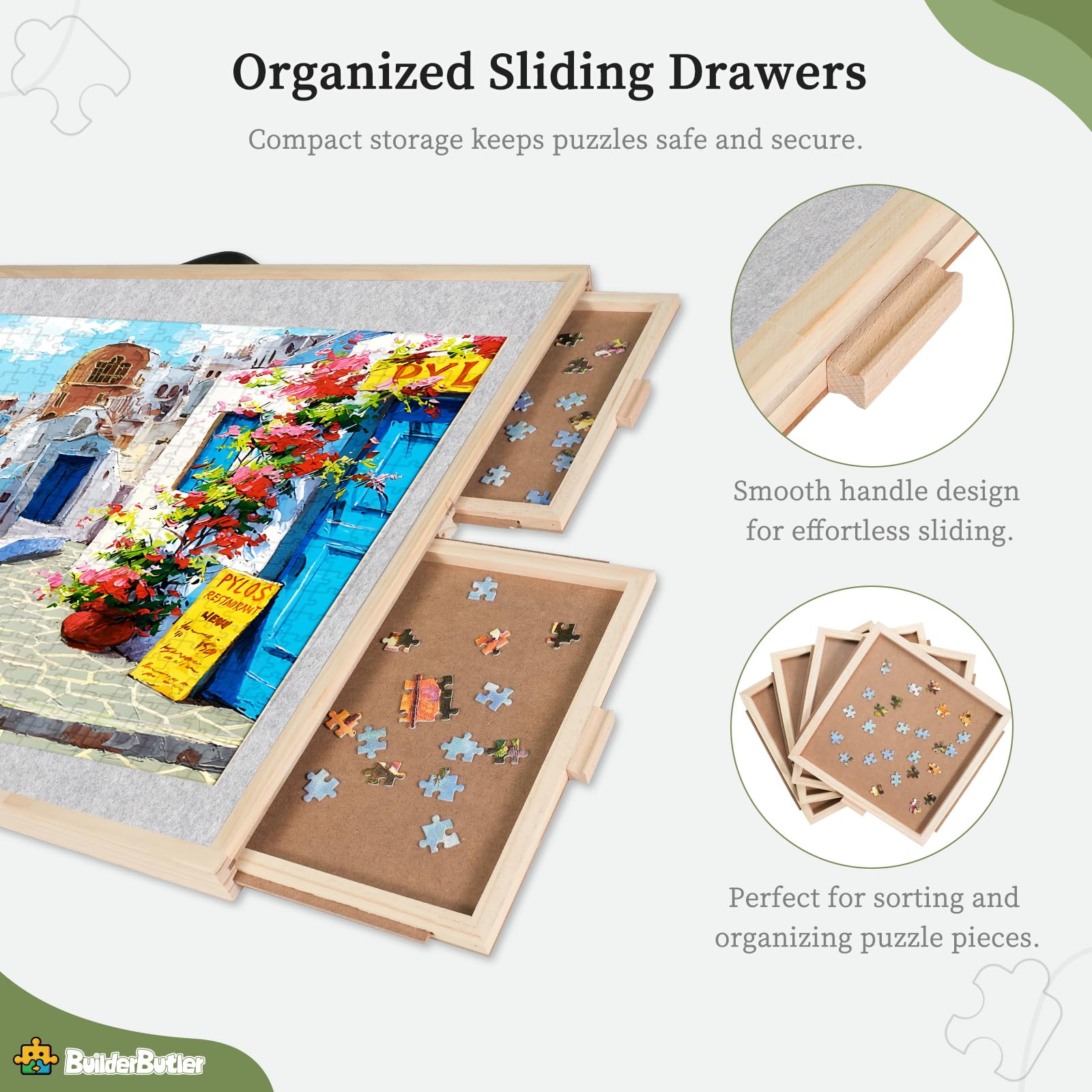 Snapklik.com : BuilderButler 2-in-1 Tilting & Rotating Puzzle Board For ...