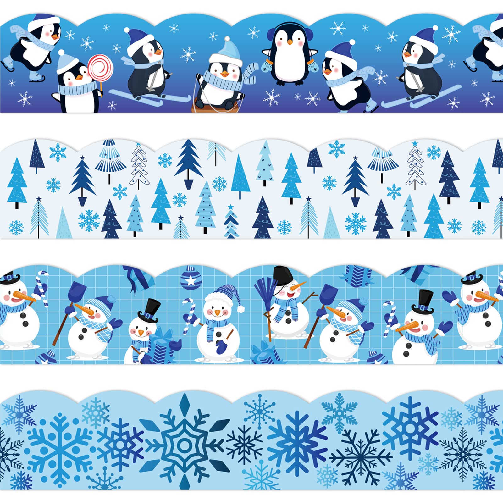 Snowman Page Borders