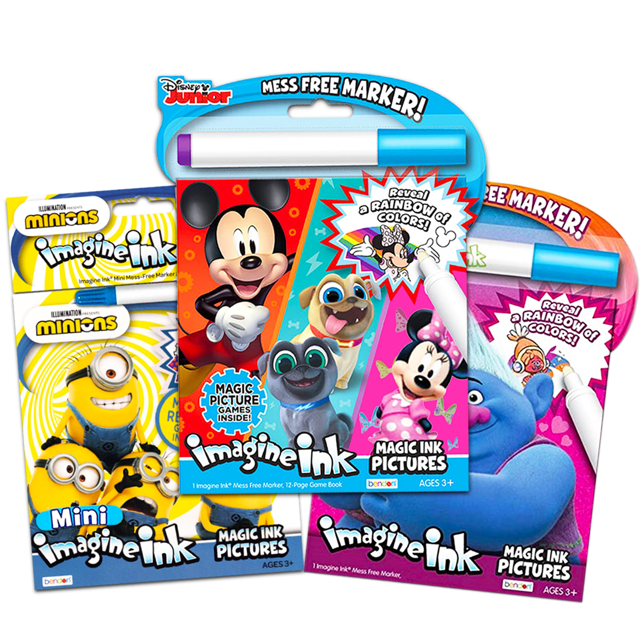 Amazon.com: Imagine Ink No Mess Coloring Book Super Set ~ Bundle ...