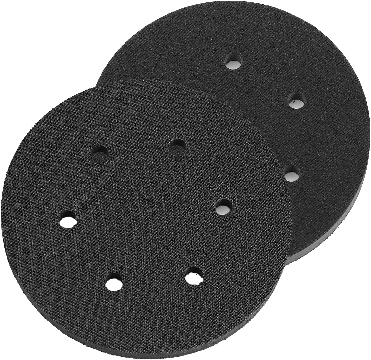 Amazon.com: 6 Inch 6 Hole Interface Pad Hook and Loop Soft Density ...