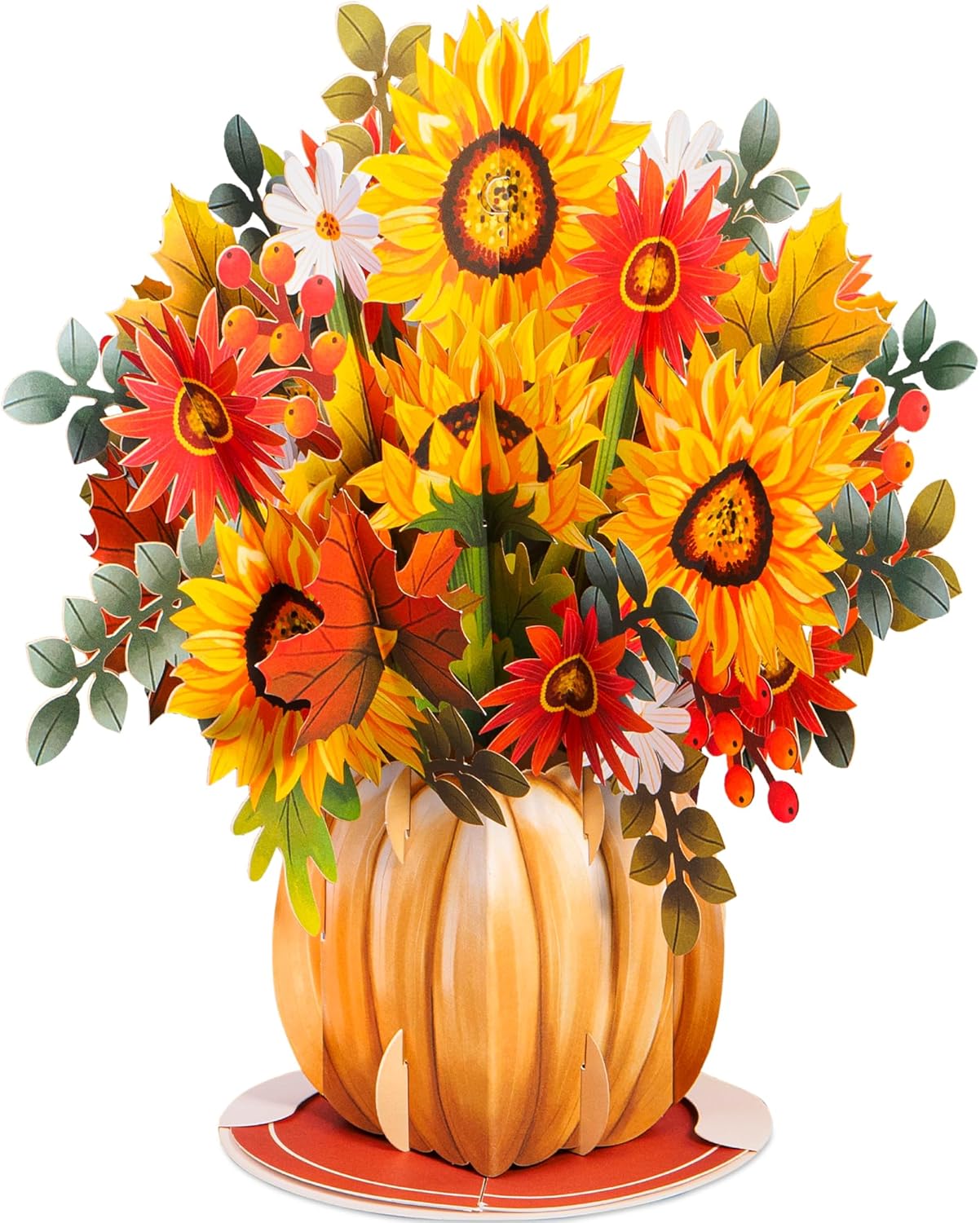 Amazon.com: Paper Love HugePop Autumn Harvest Bouquet 3D Pop Up Card ...