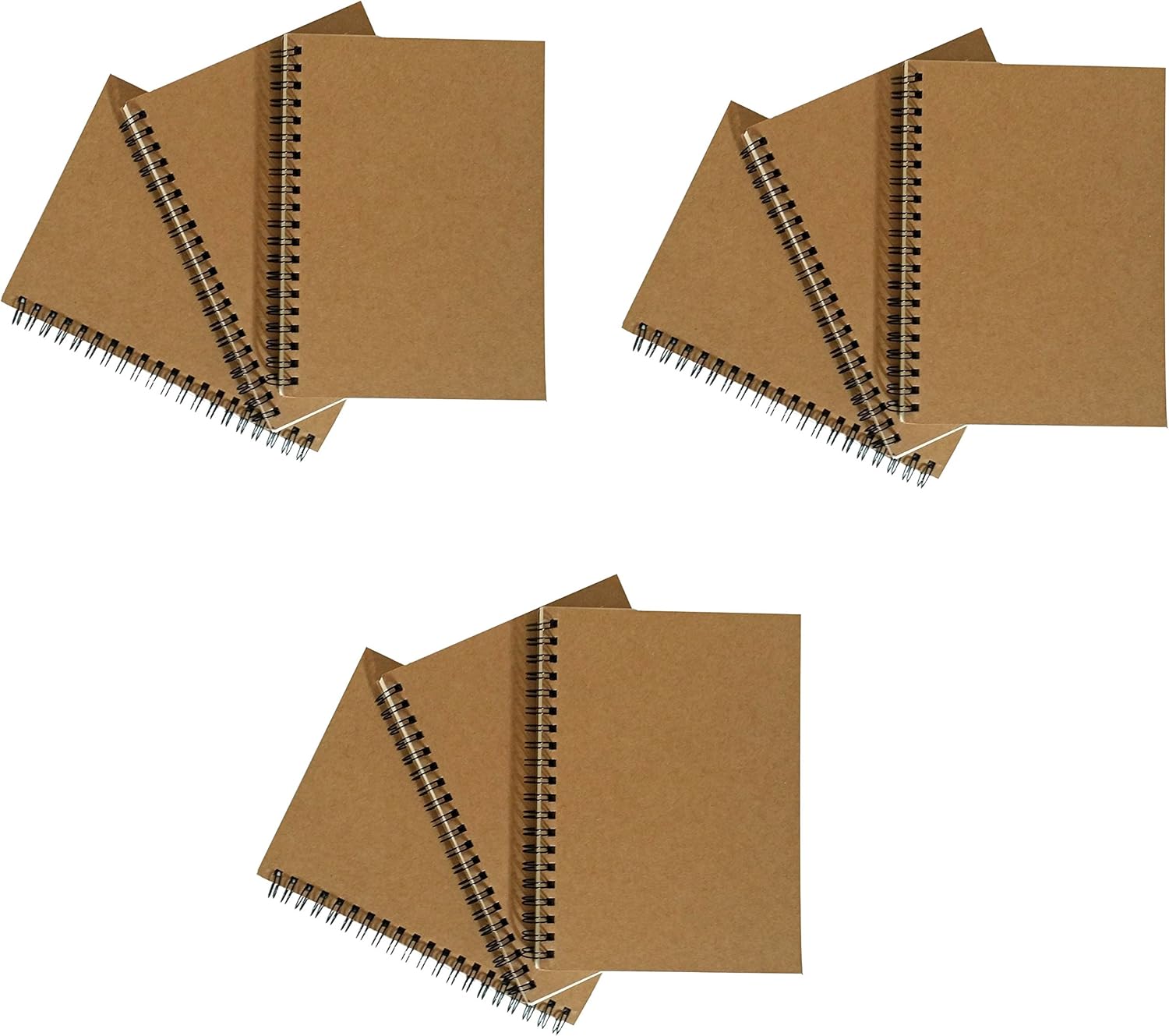 Amazon.com : K-Kraft 9 Notepads with Kraft Paper Covers (9 Notebooks, 5 ...