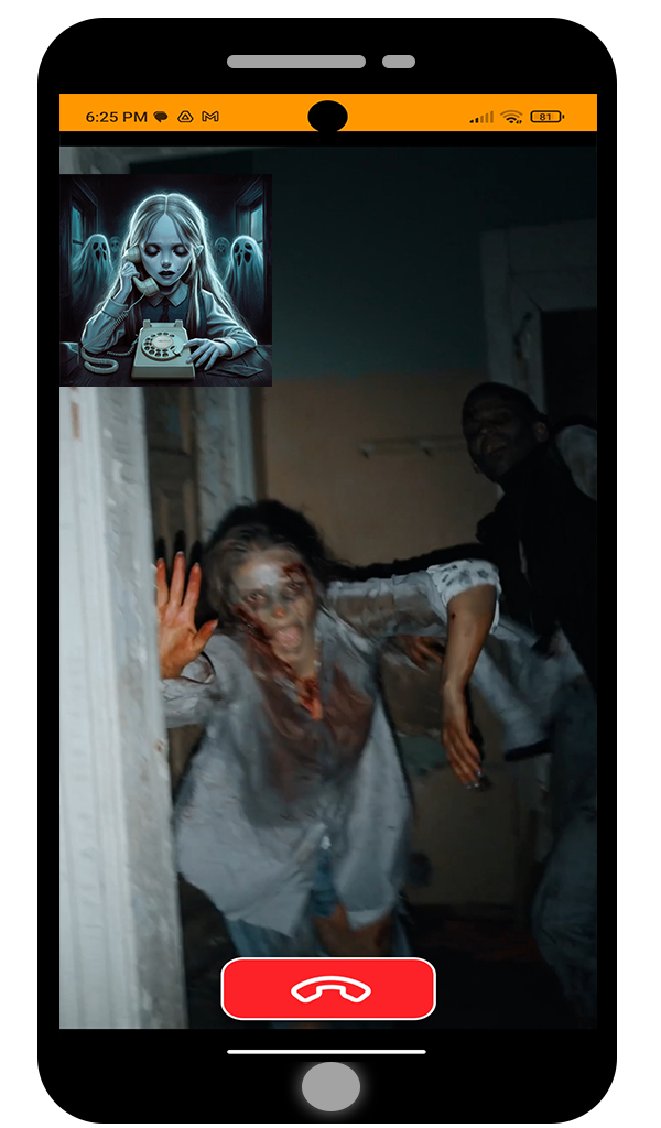 Scary Ghost Girl Fake Call Video Call For Kids: Interactive Fun and Learning for Children - App ...