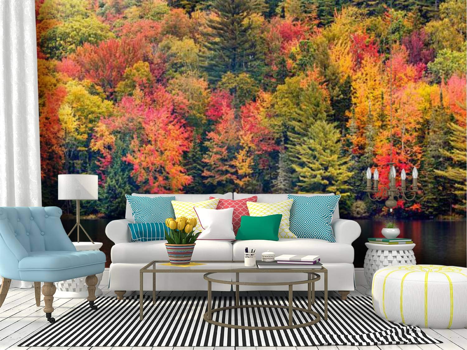 Wall Mural Wallpaper Autumn Autumn Meadow Wall Murals | Urbanwalls