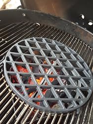 Weber 8834 Gourmet BBQ System Sear Grate,Black : Amazon.de: Garten