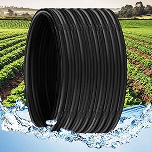 Amazon.com : Tondiamo 100 ft Poly Tubing 1/2" Landscape Dripper Tubing ...