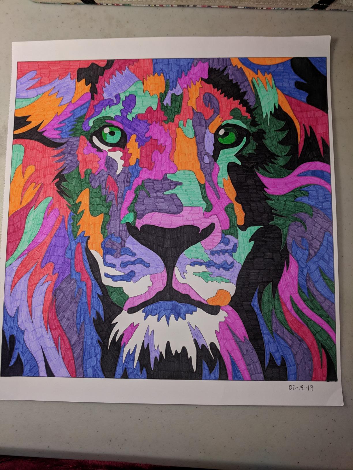 Colortronic: A Kaleidoscopic Coloring Challenge: Lark Crafts ...