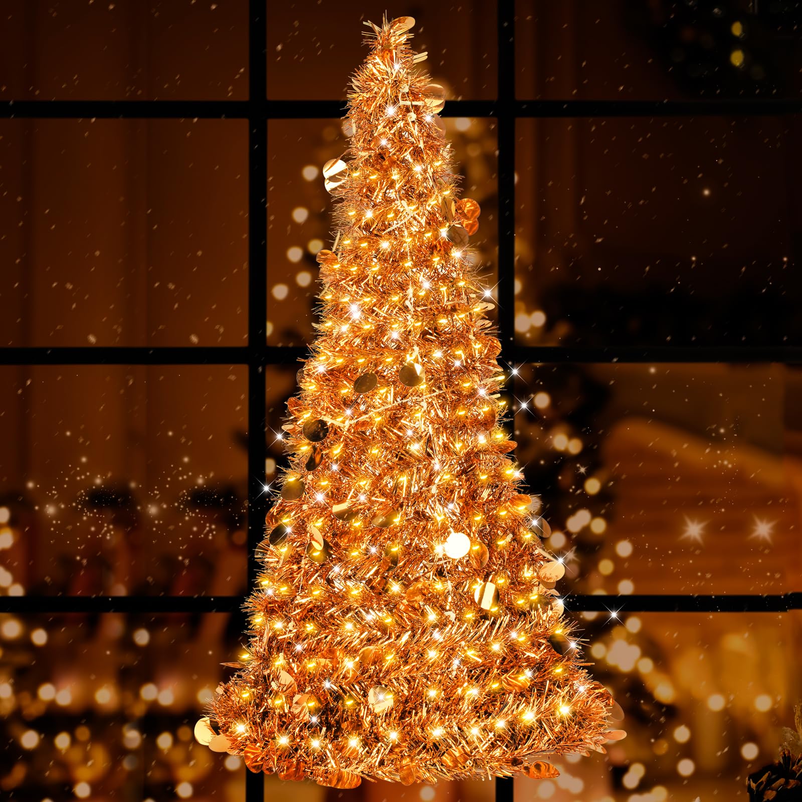 Amazon.com: Hanging Artificial Christmas Tree 40 Inch, Wall Hanging ...