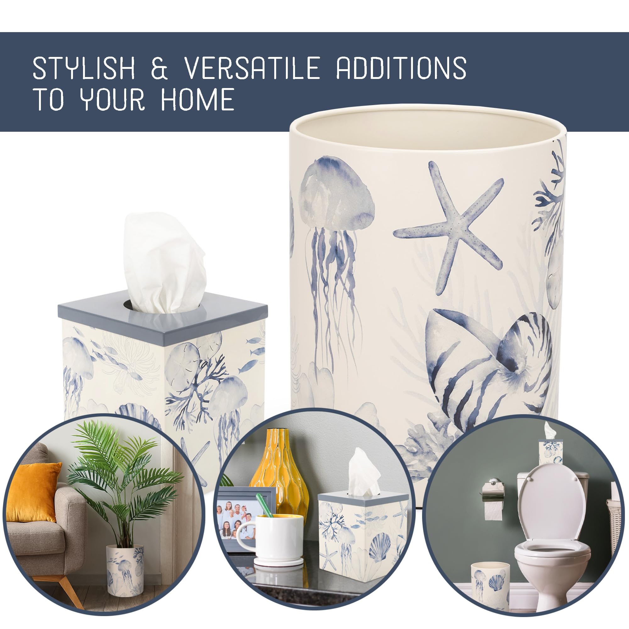 Bathroom Wastebasket Sets