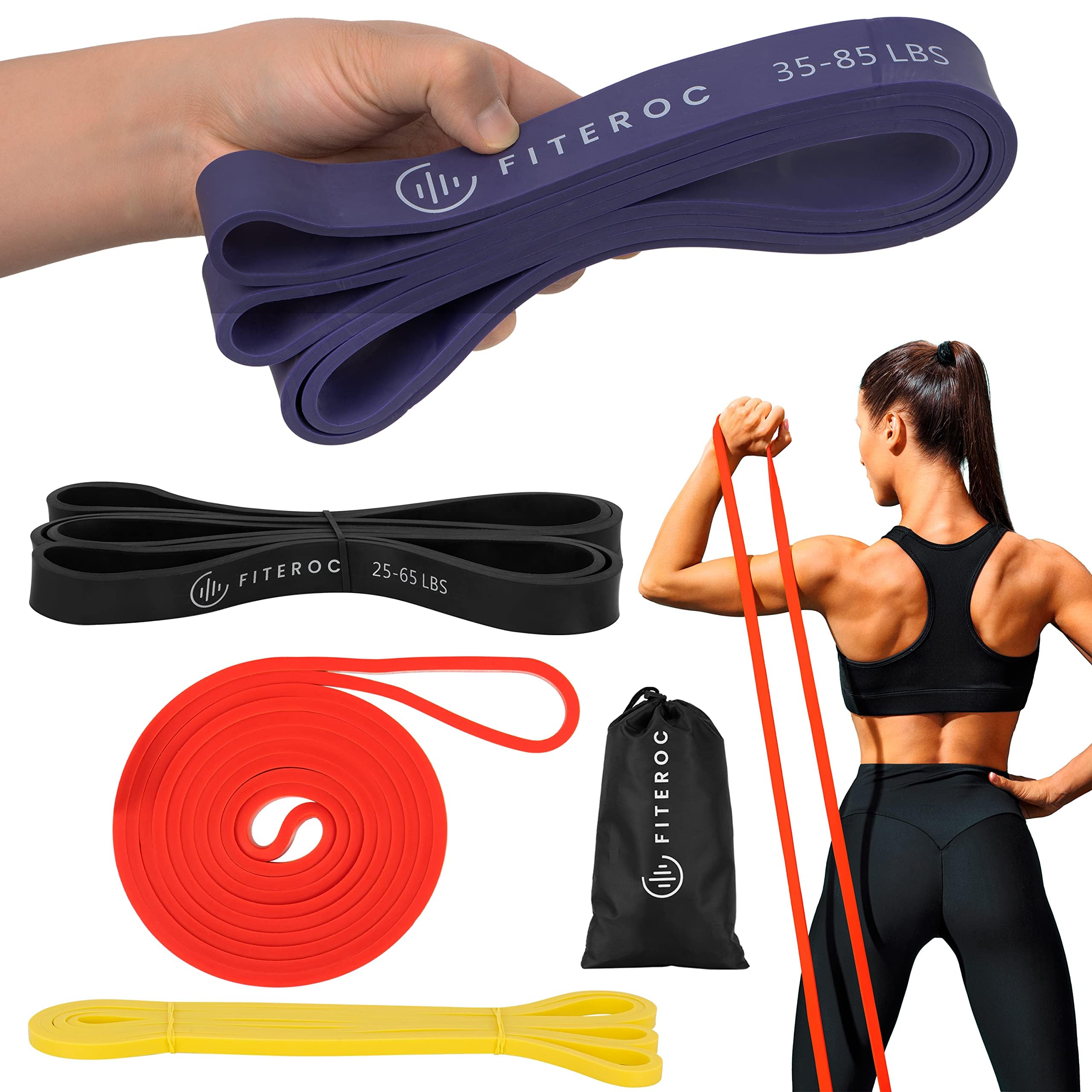 Buy Pull up Assistance Bands - Long Loop Resistance Bands for Working ...