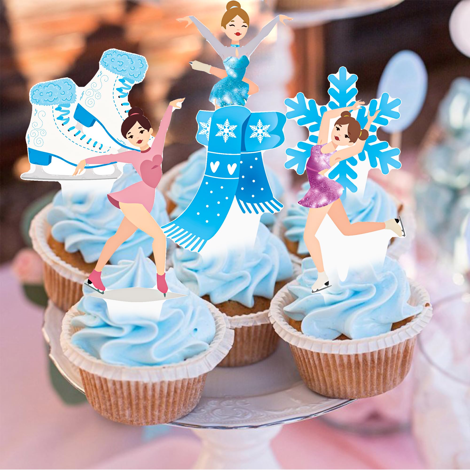 Ice Skating Cupcake Ideas Figure Skating Cake & Cupcakes