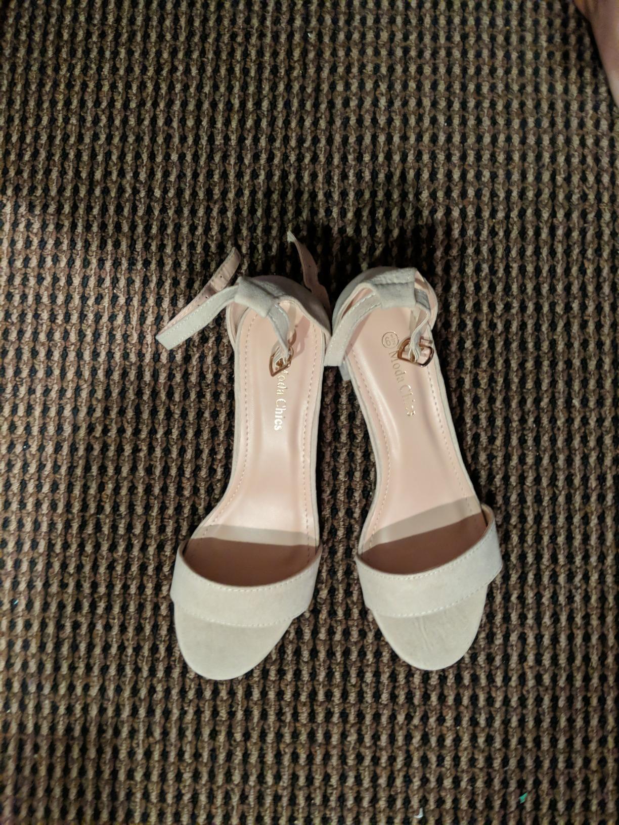 Amazon.com | Moda Chics Women's 2 Inches Chunky Heel Sandals for Party ...