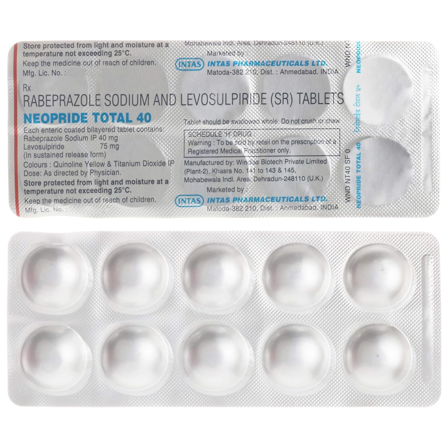 Neopride Total 40 - Strip of 10 Tablets : Amazon.in: Health & Personal Care