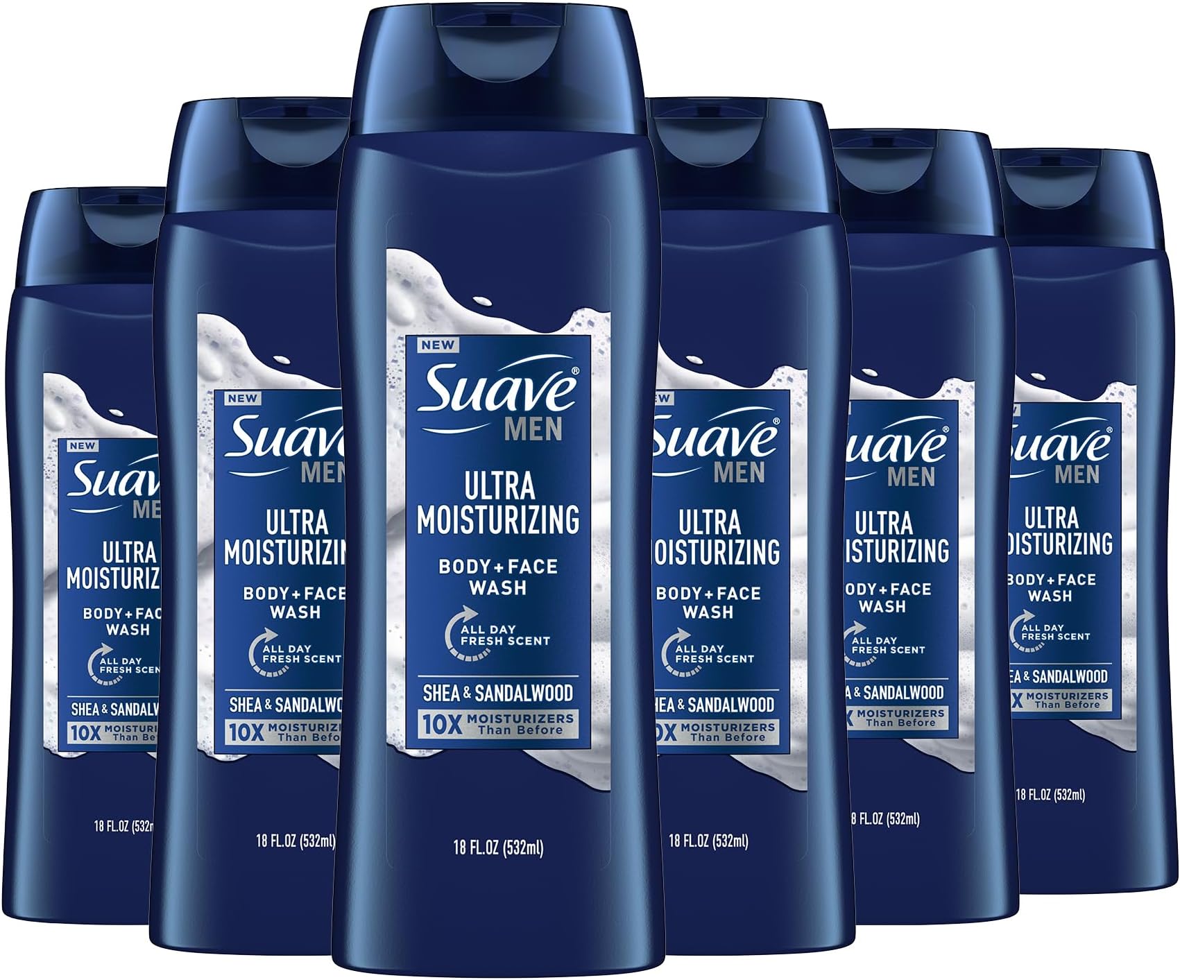 Amazon.com : Suave Men Ultra Moisturizing Body & Face Wash, Shea ...