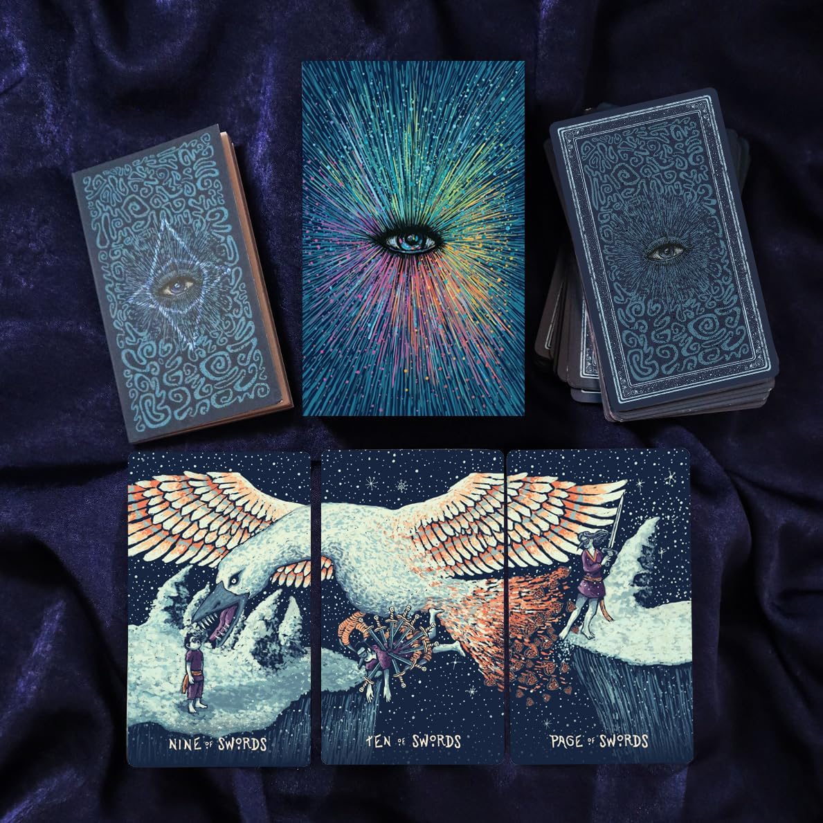 James R. Eads Prisma Visions Tarot, L : Amazon.co.uk: Toys & Games