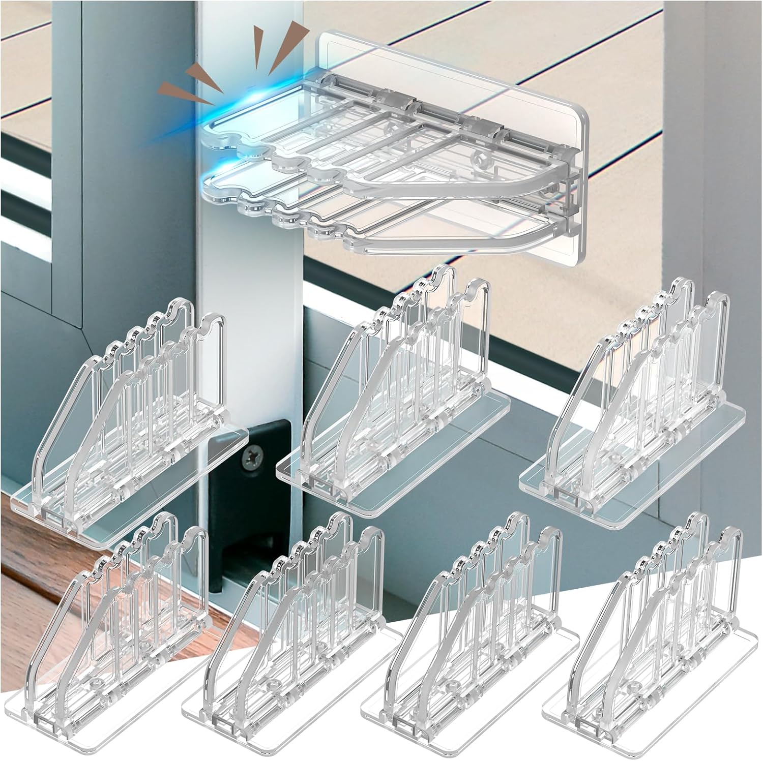 Amazon.com: Baby Proofing Sliding Door Lock - 8 Pack Sliding Glass ...