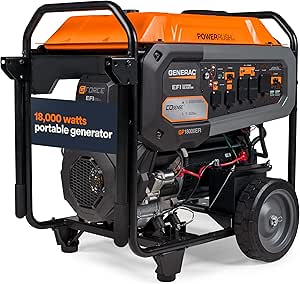 Amazon.com : Generac 7706 GP18000EFI 18,000-Watt Gas-Powered Electric ...