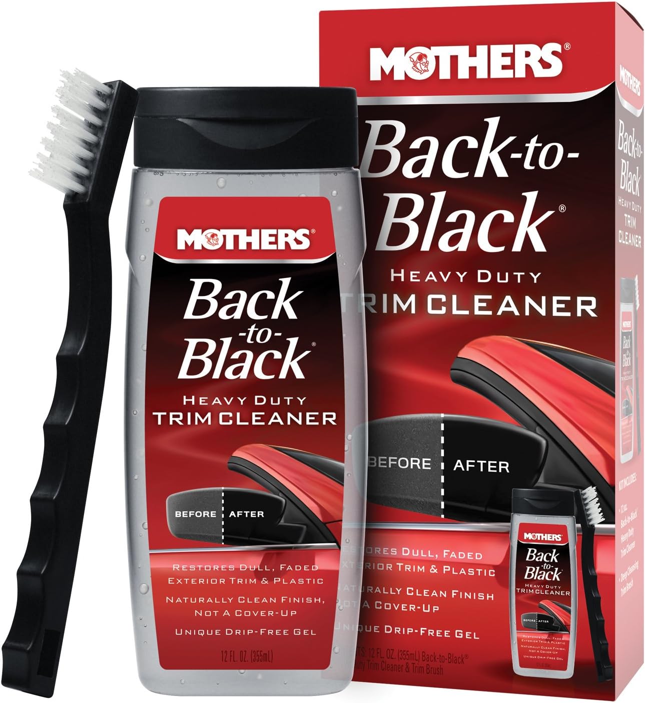 Amazon.com: Mothers 06141-6-6PK Back-to-Black Heavy Duty Trim Cleaner ...