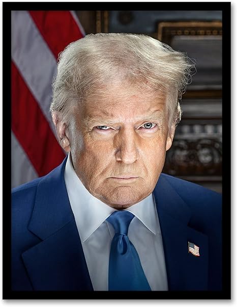 Amazon.com: Artery8 United States 47th President Donald Trump Portrait ...
