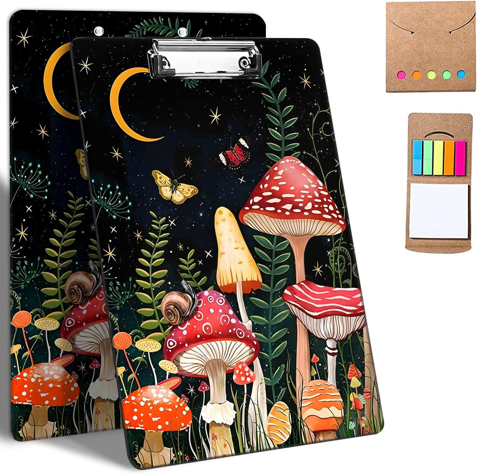 Amazon.com : Butterflies and Mushroom Clipboard 9" x 12.5", Plastic A4 ...