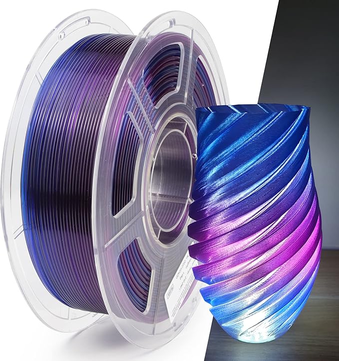 iSANGHU Gradient Transparent PETG 3D Printer Filament 1.75mm ...