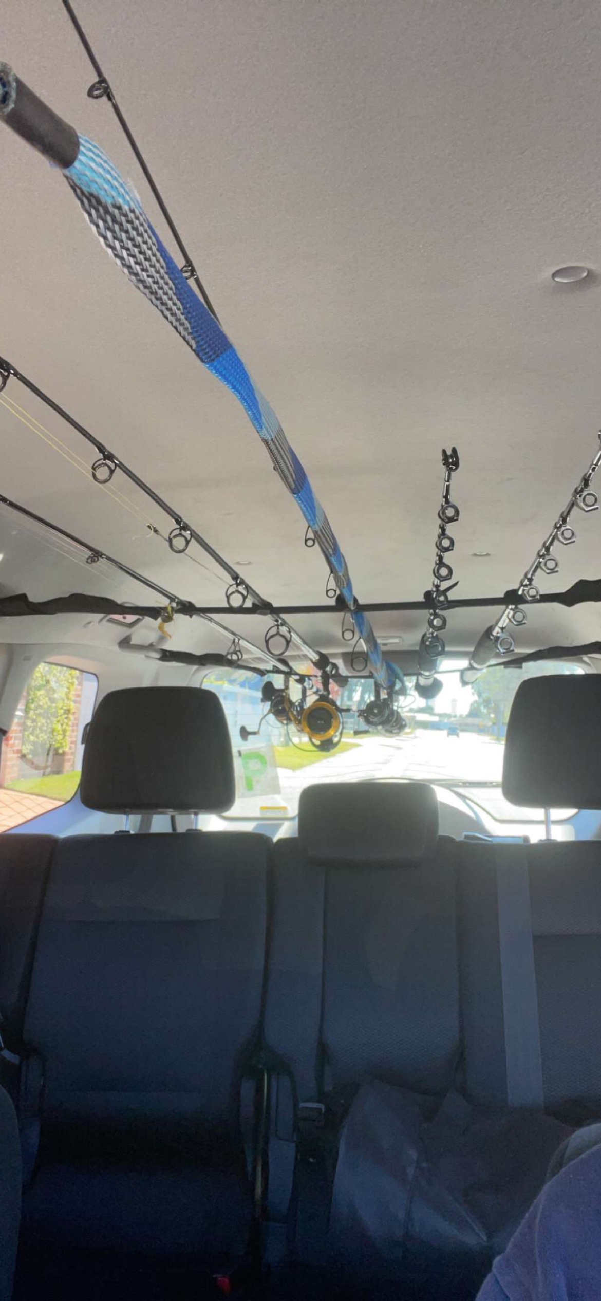 2pcs Car Fishing Rod Strap Vehicle Rod Carrier Fishing Rod Storage Rack ...