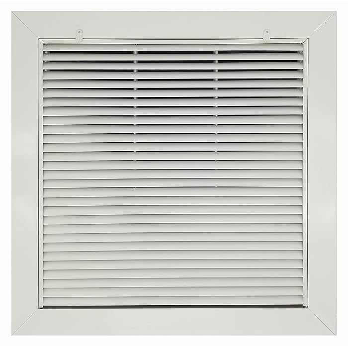 Buy Fixed Bar Return Air Filter Grille with Plenum Box - 24 x 24 T-Bar ...