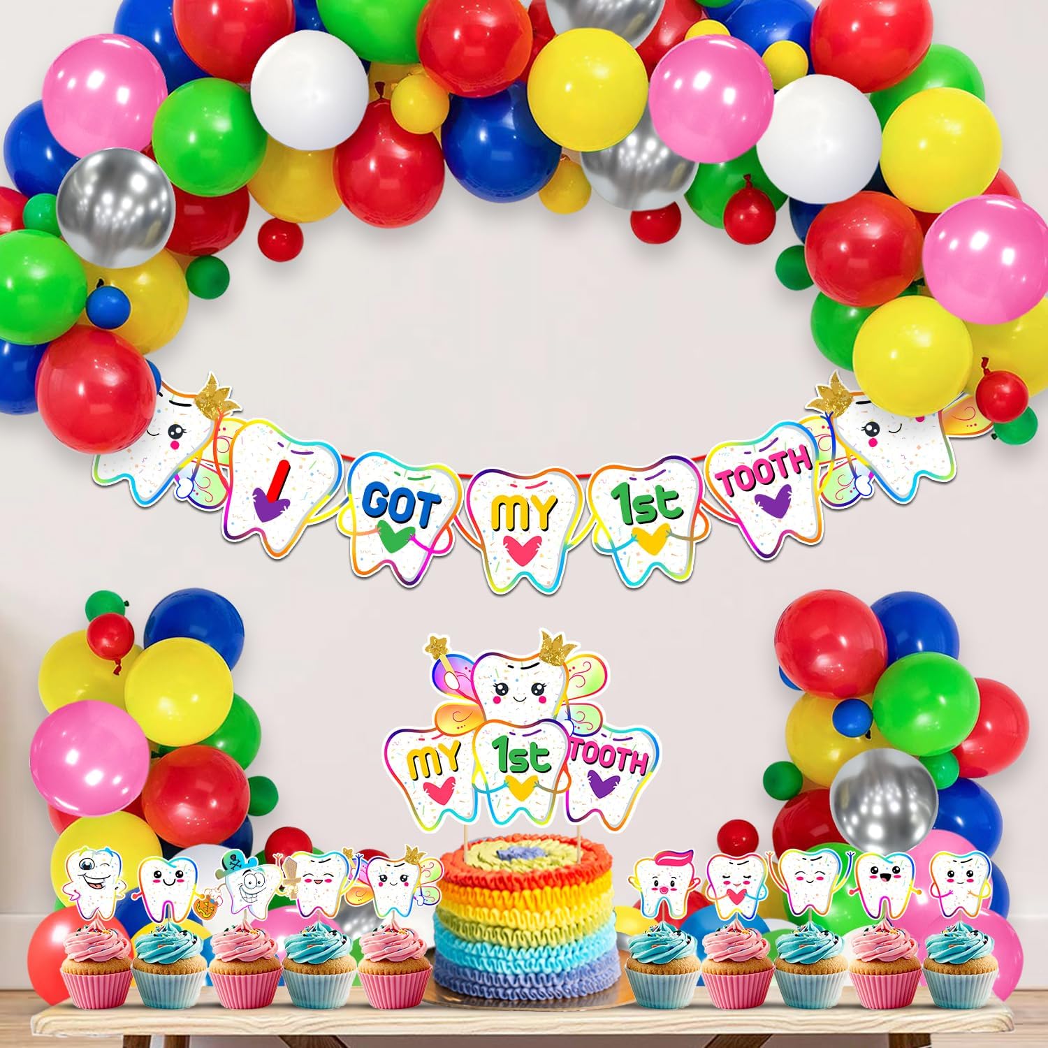 Untumble First Tooth Banner and Topper Kit : Amazon.in: Toys & Games