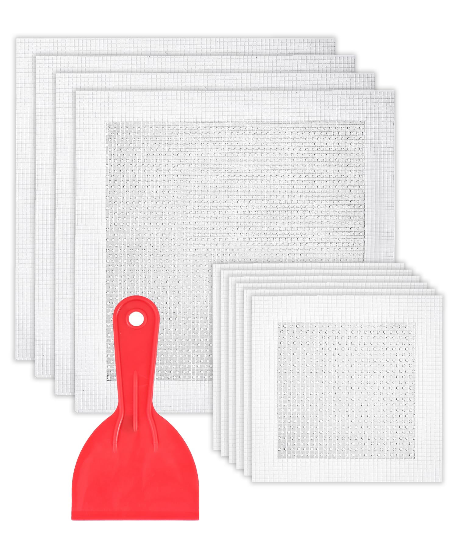 Bates- Drywall Repair Kit, 11 pcs, 4" & 10", Dry Wall Patch Kits ...