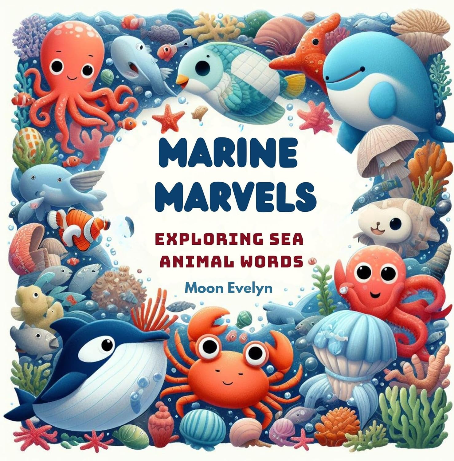Amazon.co.jp: Marine Marvels: Exploring Sea Animal Words: (My first ...