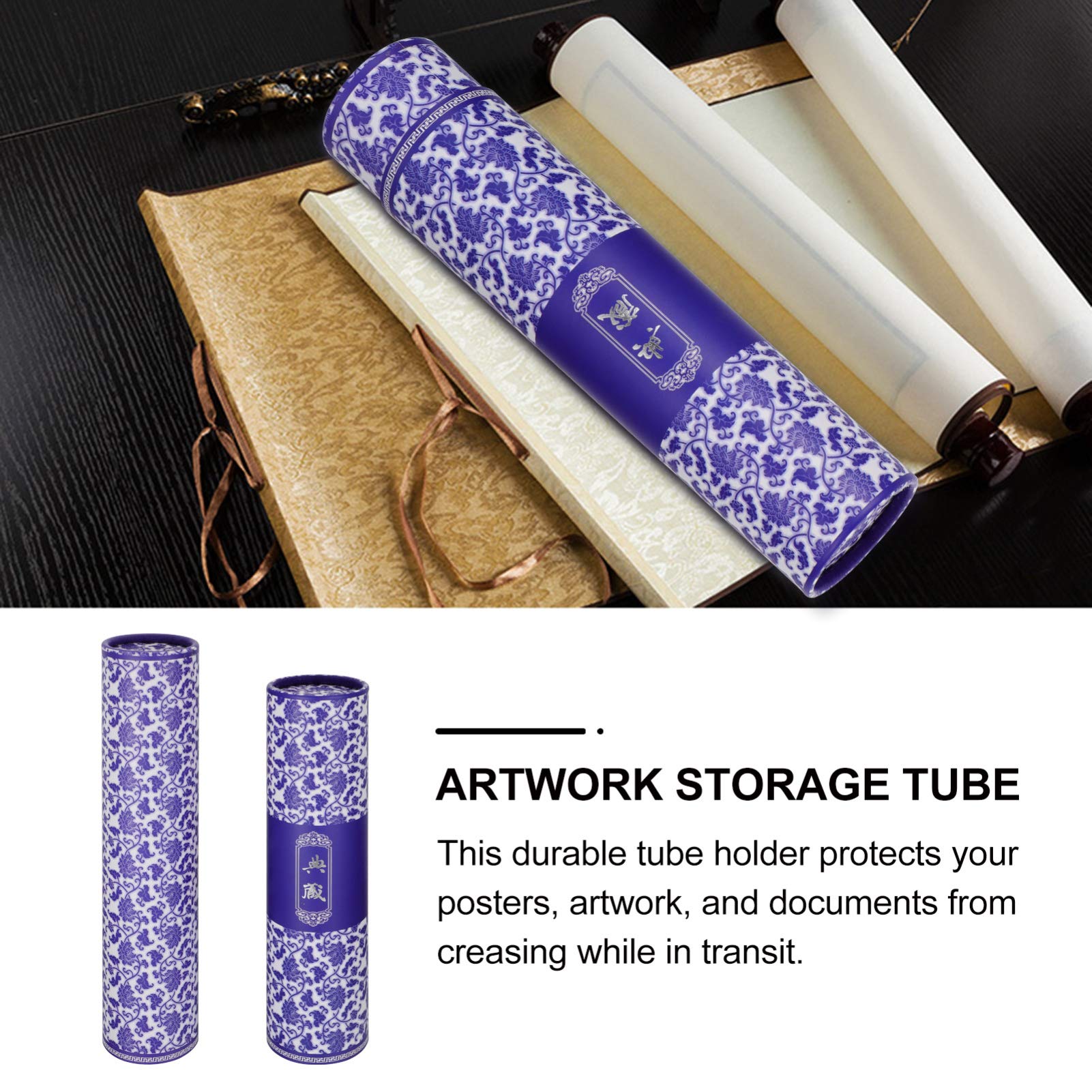 Drawing Storage Tube Expandable Poster Tube - Portable Art Storage For ...