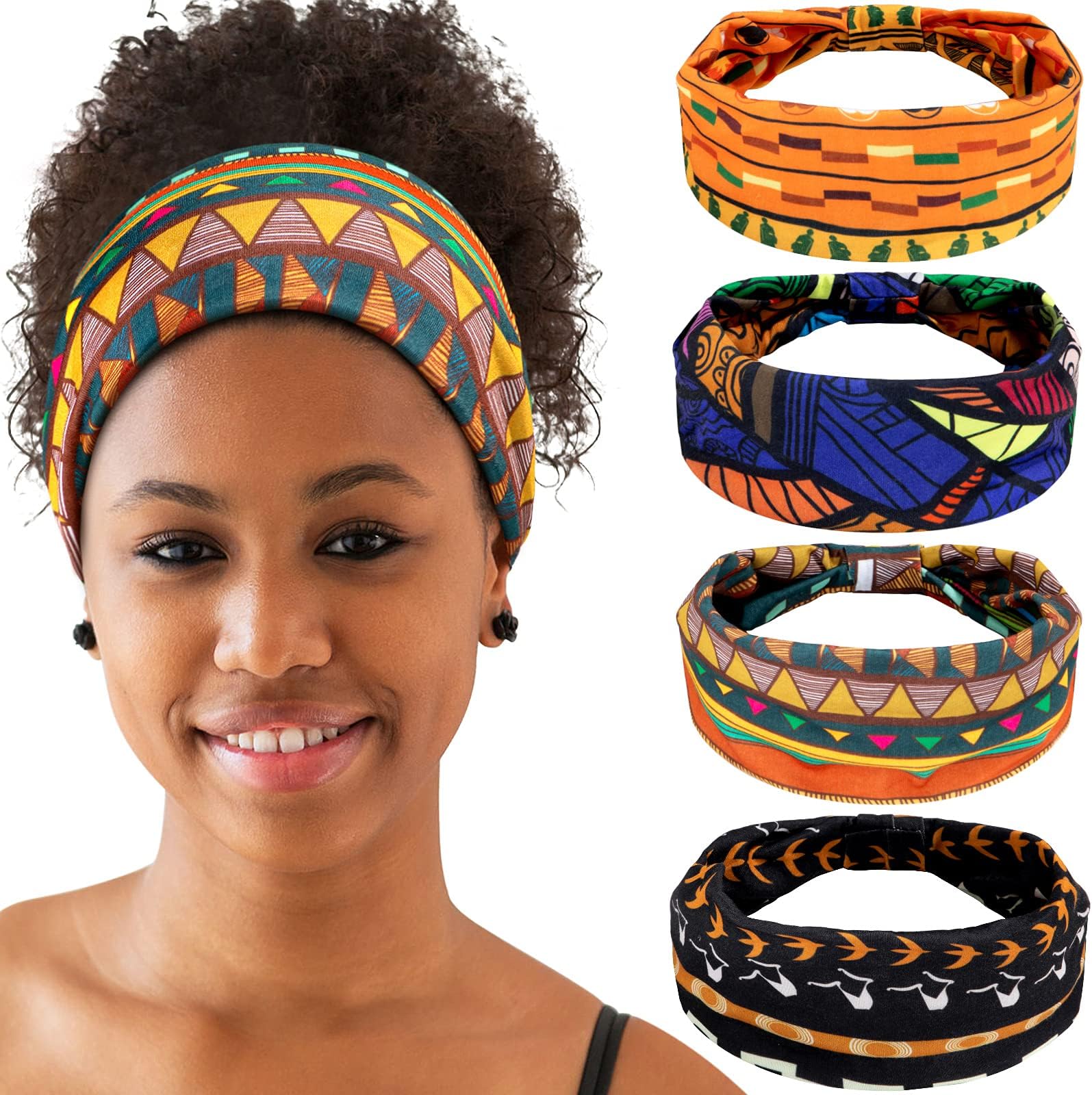 Amazon.com : Juneteenth Headband for Women African Metal Heart headband ...