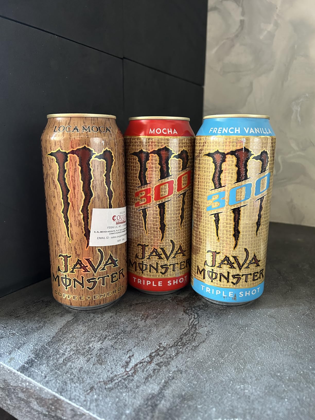 Monster Java Triple Shot Energy Coffee Drink Combo – Loca Moca, French ...