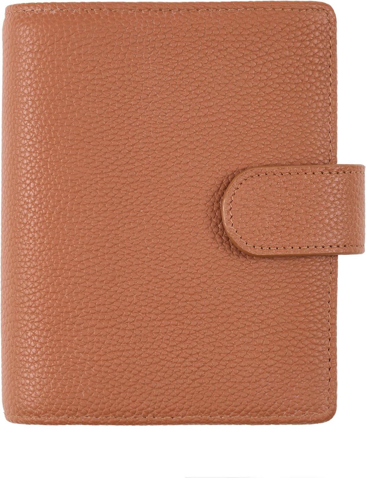 Amazon.com : Ox Knight Leather A7 Binder Wallet, Refillable 6-Ring ...