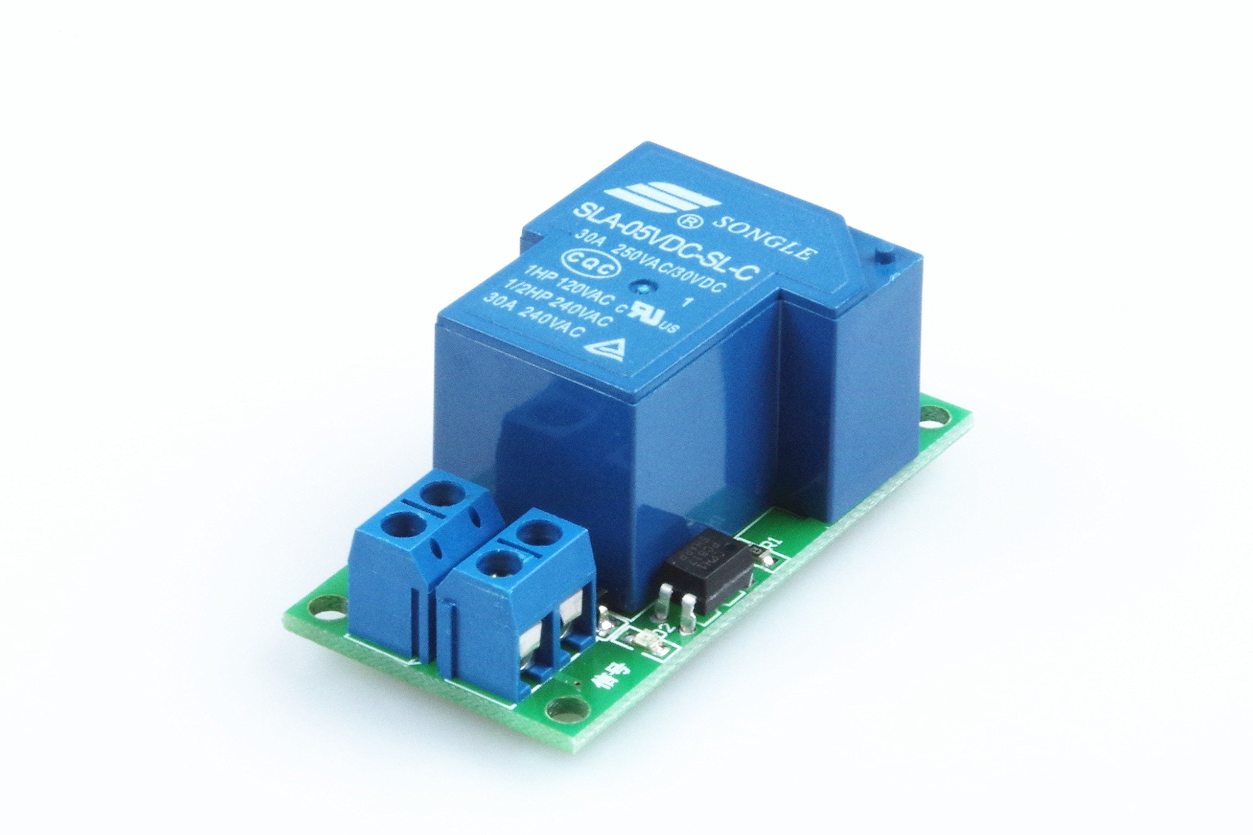 Buy SLA-05VDC-SL-C DC 5V 30A Single-Channel optocoupler Isolation Relay ...