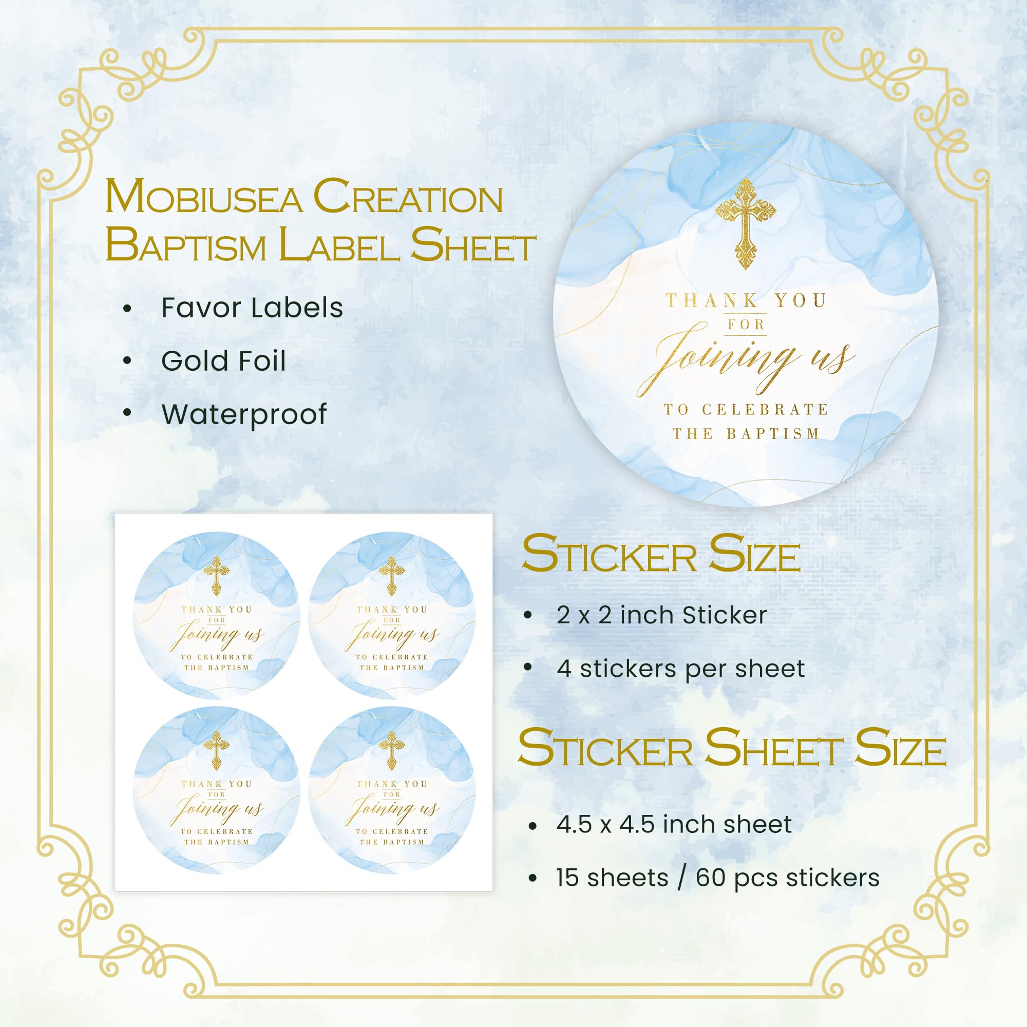 Free Printable Labels For Christening Favors Personalized Baptism