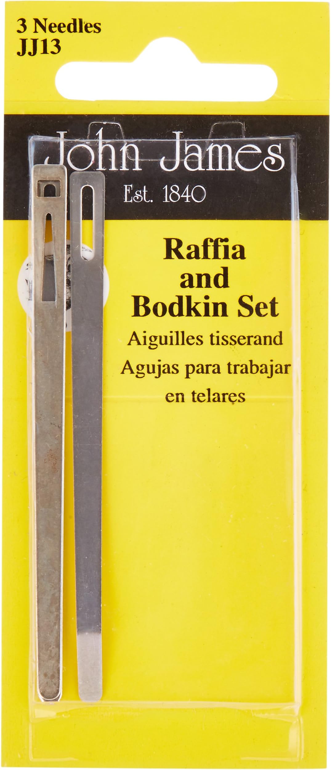 Amazon.com: John James Raffia and Bodkin Needle : Arts, Crafts & Sewing