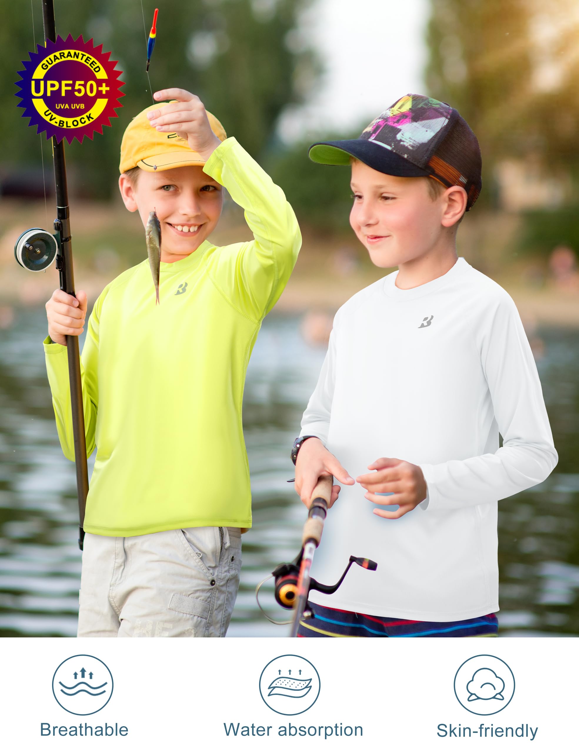 Snapklik.com : Roadbox Boys UPF 50+ Rash Guard Swim Shirt